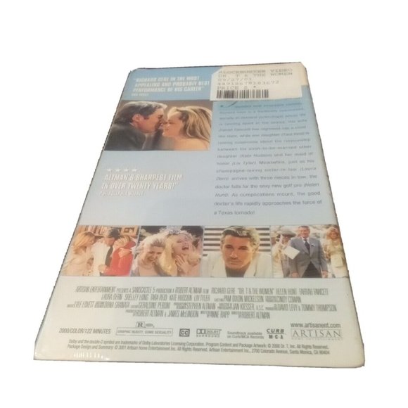 Artisan | Media | Dr T And The Women Vhs Sealed Richard Gere Helen Hunt ...